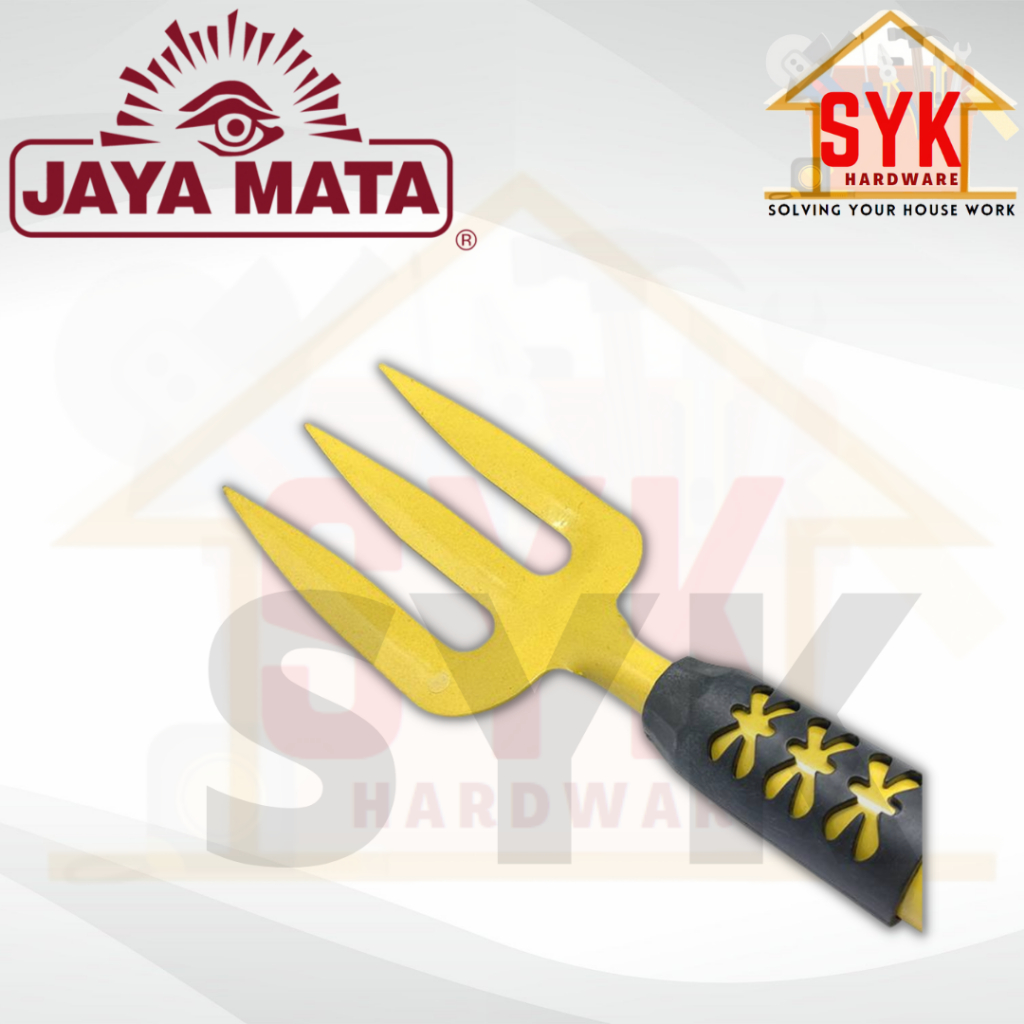 Jaya Mata JM168 15 Inch 3 Teeth Garden Fork Gardening Tools Garden Weeding Tool Garpu Taman Alat ...