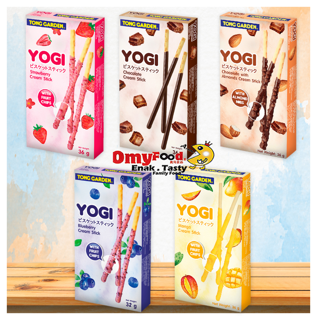 32g / 36g Yogi Cream Stick [Strawberry/ Chocolate/ Chocolate With ...