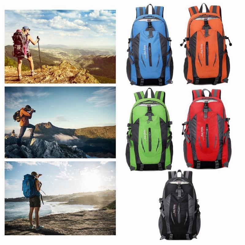 40L Backpack Bag Hiking Waterproof Outdoor Travel Backpack Nylon Large ...