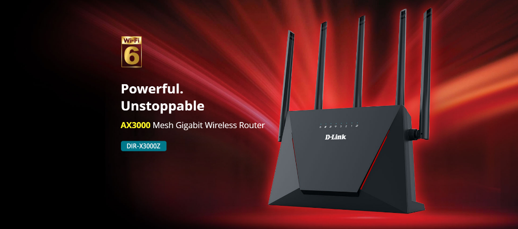 D-Link DIR-X3000Z AX3000 WiFi 6 Mesh Gigabit Wireless Router | Shopee Malaysia