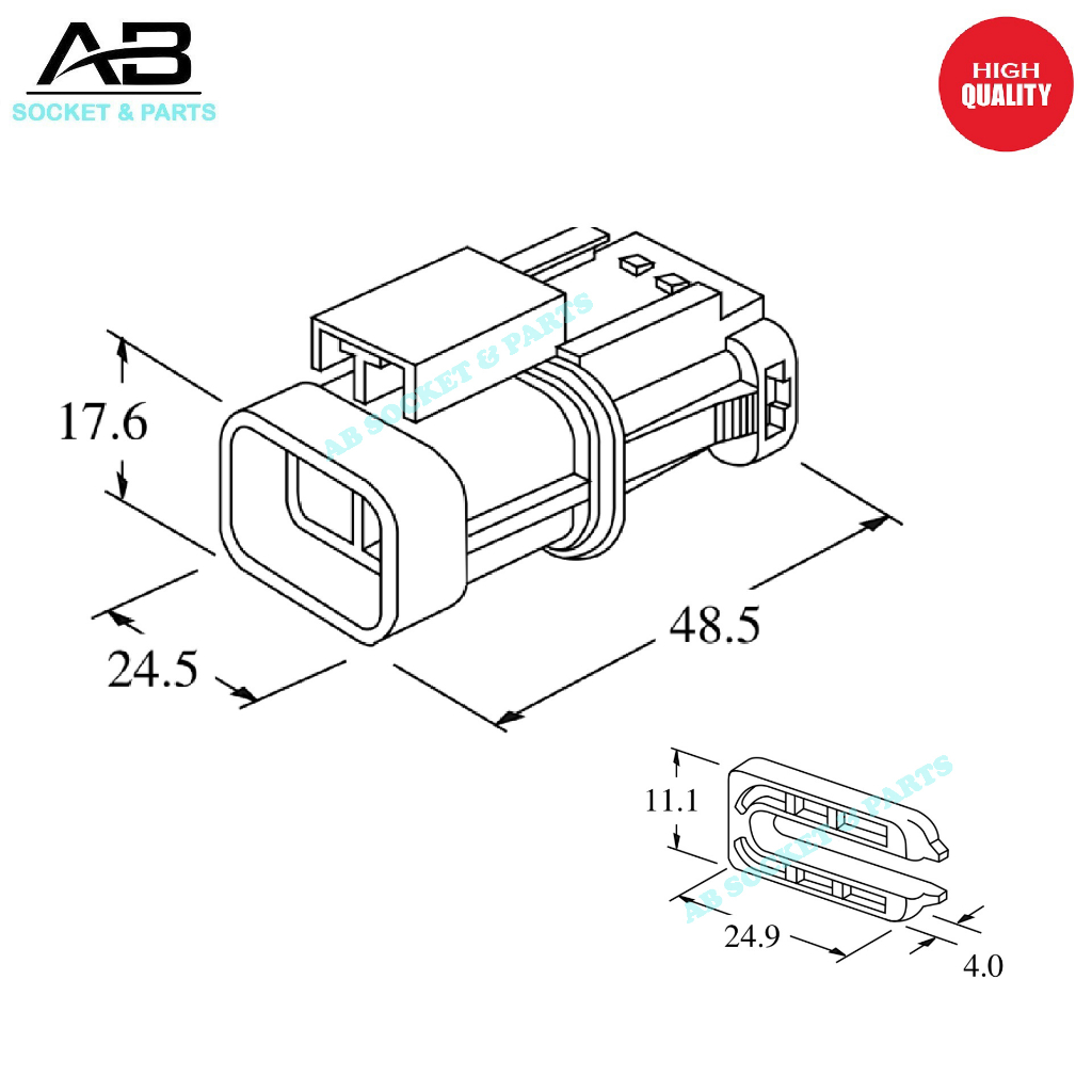 2 Pin Proton Saga BLM FL,Persona,Gen 2, Satria Neo,Wira,Perdana,Satria ...