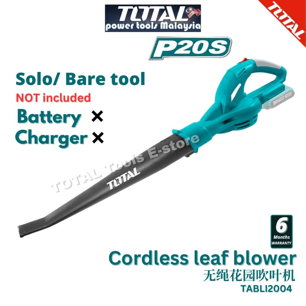 TOTAL P20s 20v Series Li-ion Cordless leaf blower , Dust blower, Garden ...