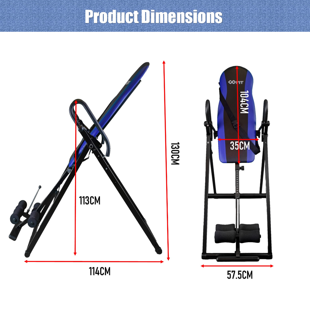 Foldable Adjustable Handstand Machine Chiropractic Gravity Inversion ...