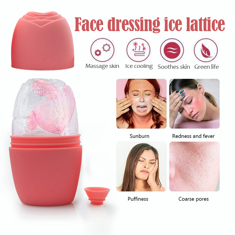 Ice Cooling Capsule Beauty Tool Facial Roller Ice Massage Face Contour ...