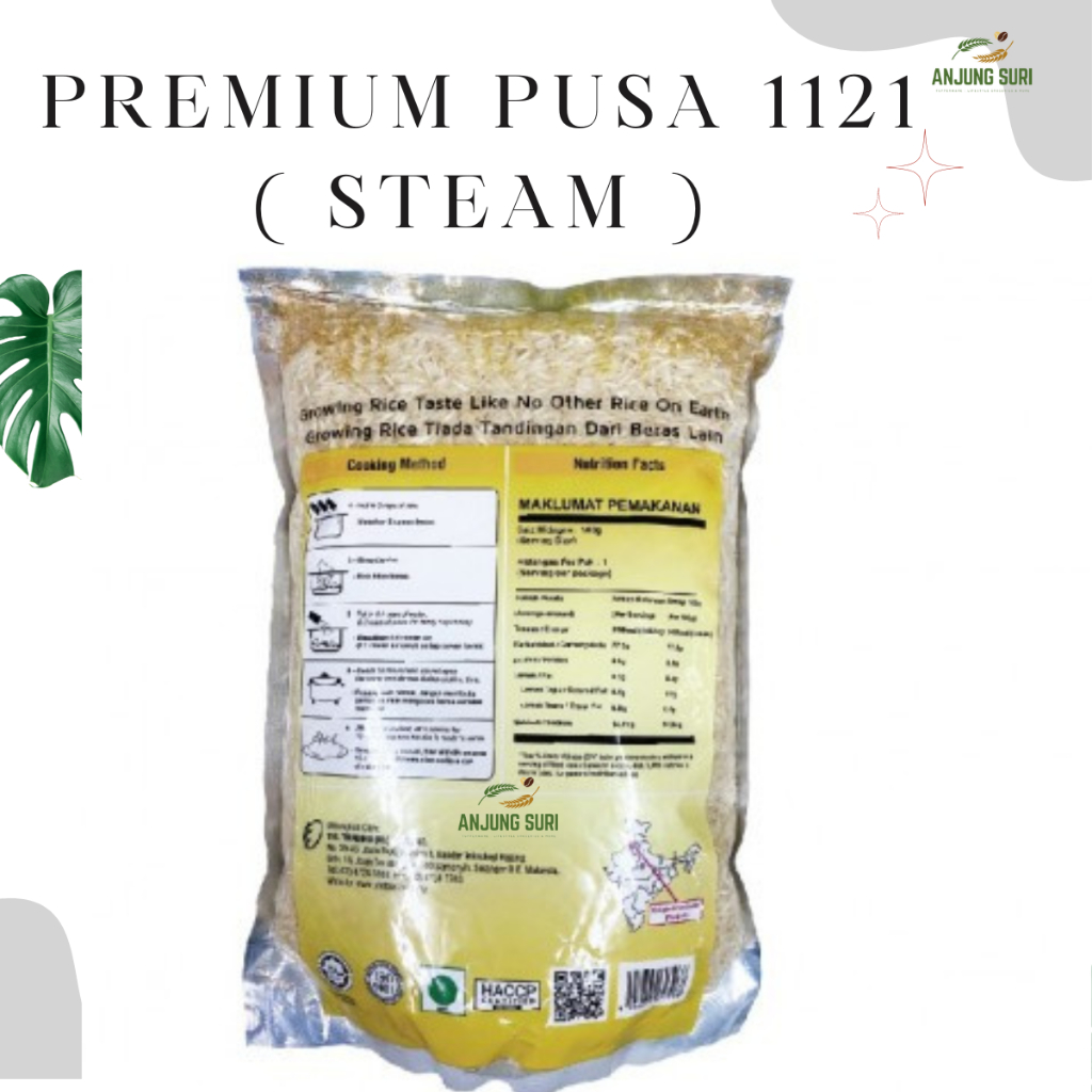 Sunflower Healthy Growing Rice Premium Basmathi Pusa 1121 - Steam ( 2 ...