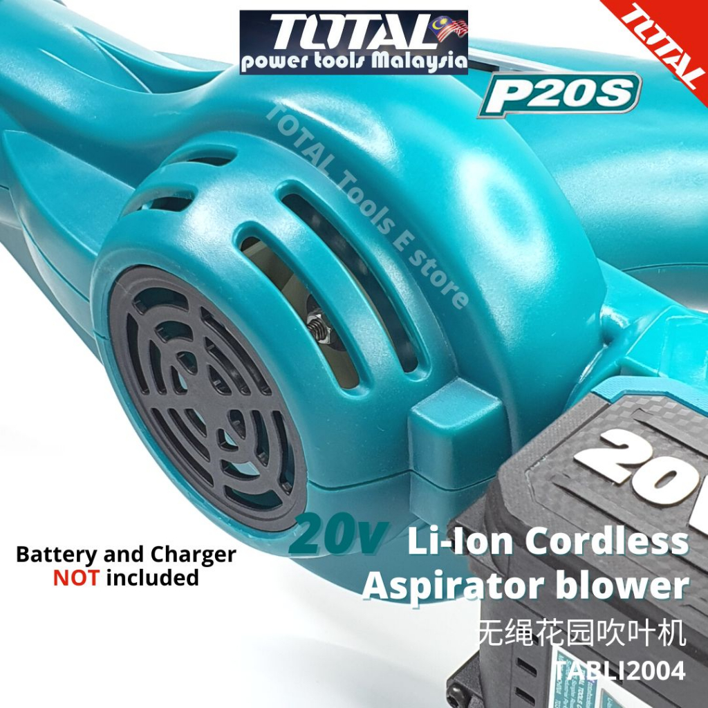 TOTAL P20s 20v Series Li-ion Cordless leaf blower , Dust blower, Garden ...