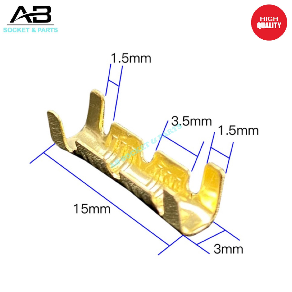 U Type Copper Brass Terminal Clip (100Pcs) | Shopee Malaysia