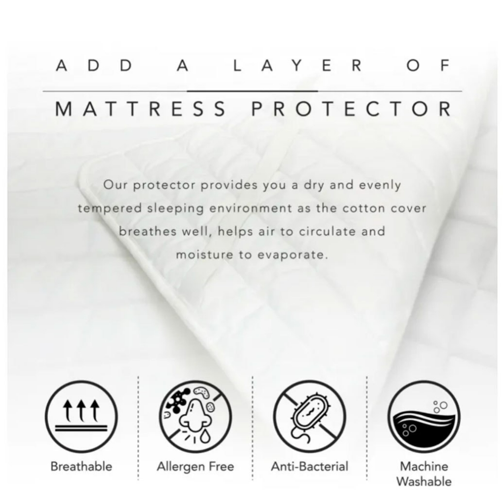 Goodnite 100 % quality Mattress Protector single super single queen ...