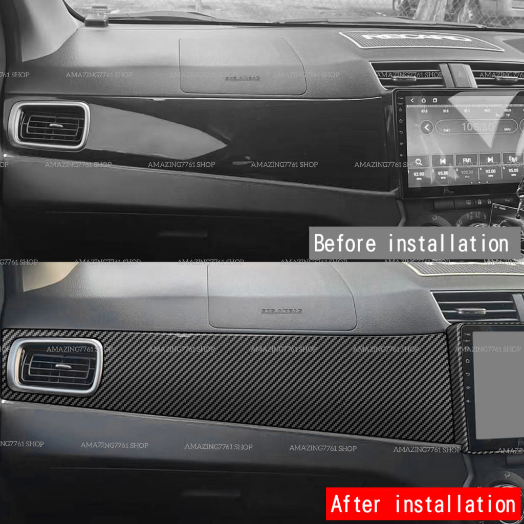 AMAZING PERODUA BEZZA 2016-2024 CAR CARBON FIBER ANDROID PLAYER CASING ...