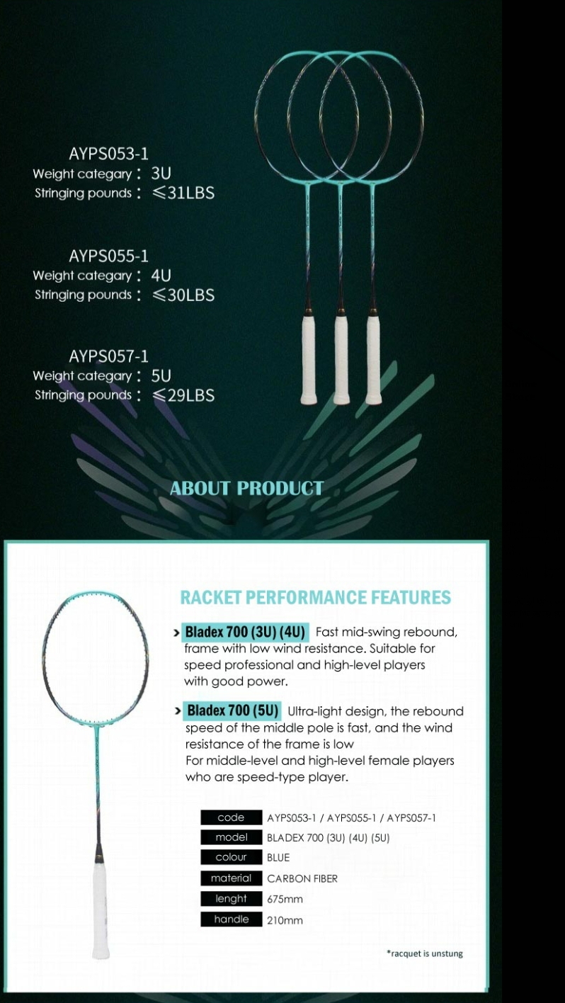 Li-Ning Bladex 700 (100% Original) | Shopee Malaysia