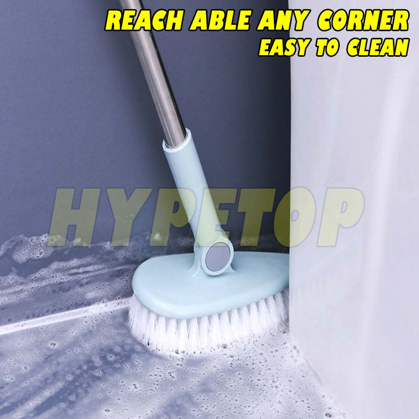 HYETOP Bathroom toilet brush Berus lantai tandas 180 Rotate Tile ...