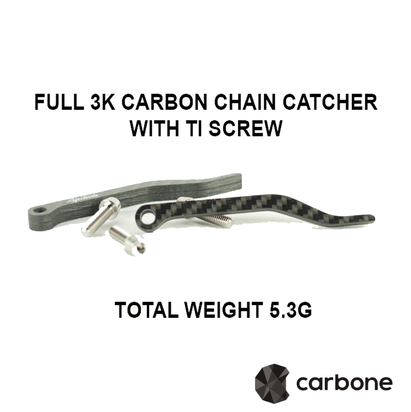 3k Carbon Fiber Chain Catcher With Light weight Screw Guide Front ...