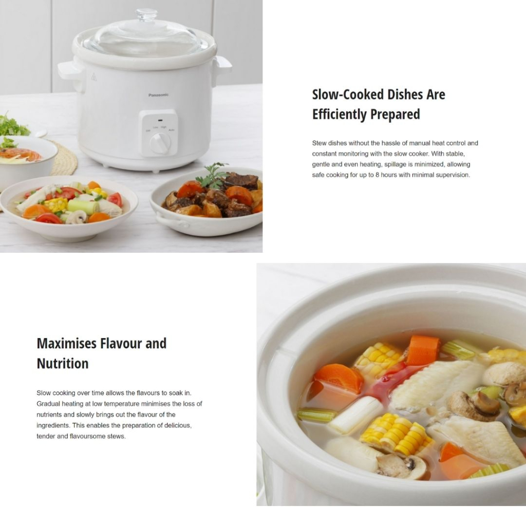 Panasonic Slow Cooker (5.0L) NF-N50ASSL / NF-N51AWSK | Shopee Malaysia