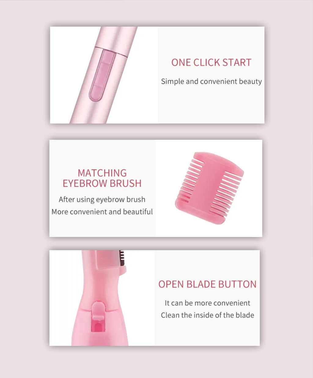 Baby hair Shaver Pencukur Rambut Baby Trimmer Shaver Machine Baby Hair ...