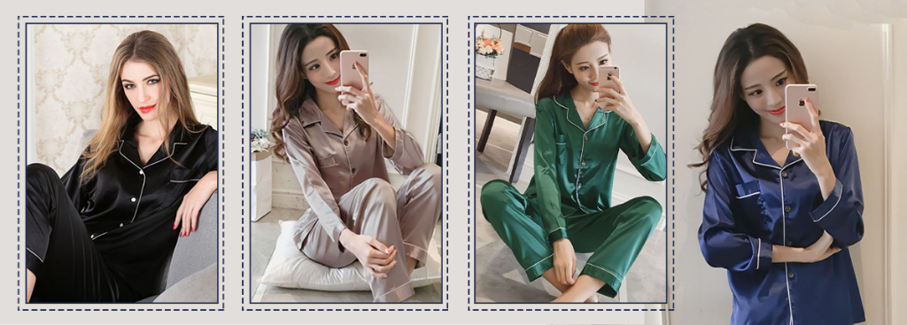 McJoden - PANDORA Baju Tidur Perempuan Wanita Sutera Uniseks Selesa ...