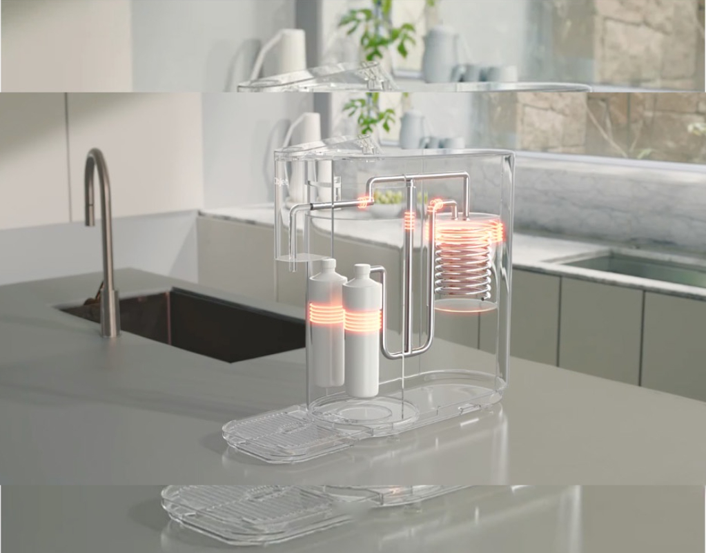 LG PuriCare WD516AN Tankless Water Purifier with 4 stages Filtration ...