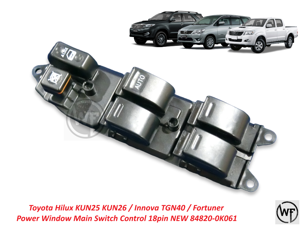 Toyota Hilux Vigo KUN25 KUN26 / Fortuner / Innova Power Window Main ...