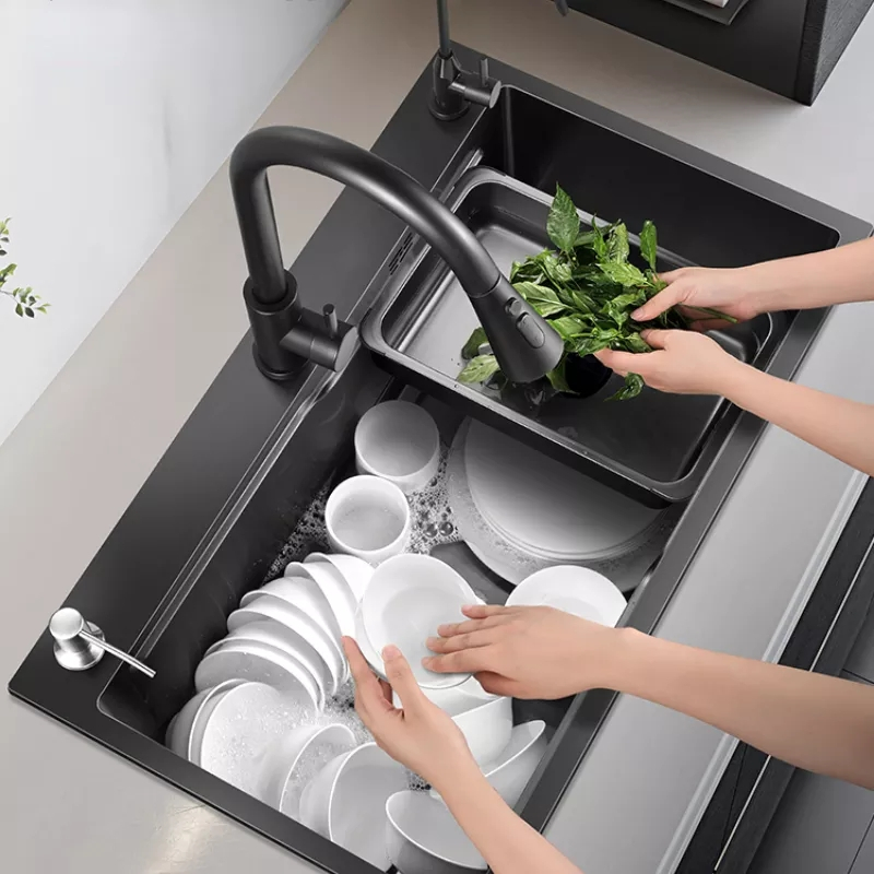 [BUY 1 FREE 10] Waterfall Sink 7545 Premium Nano Sink Z Step Sink ...