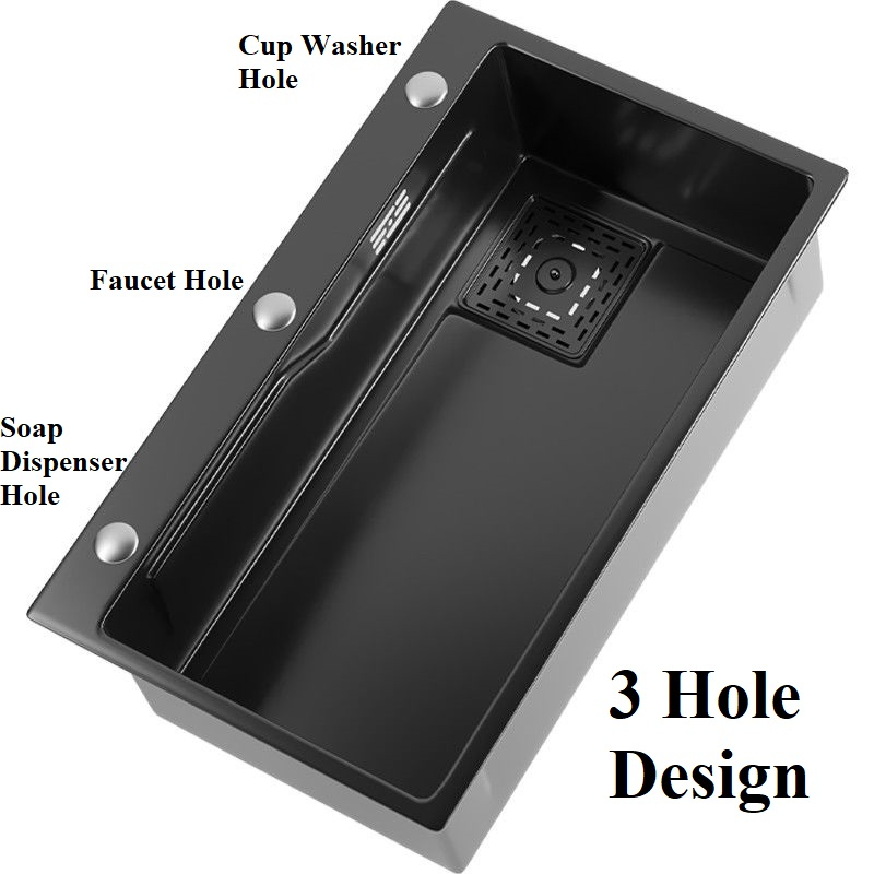 [BUY 1 FREE 10] Waterfall Sink 7545 Premium Nano Sink Z Step Sink ...