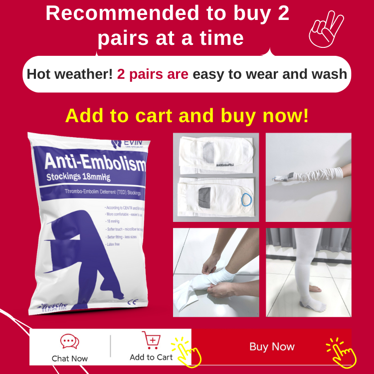 【KKM APROVED 】TRB Medical TED Anti Embolism compression socks, deep ...