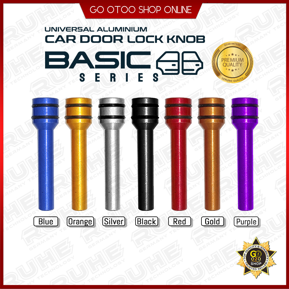 1pcs Universal Aluminum Interior Door Lock Knob Pins for Car Truck ...