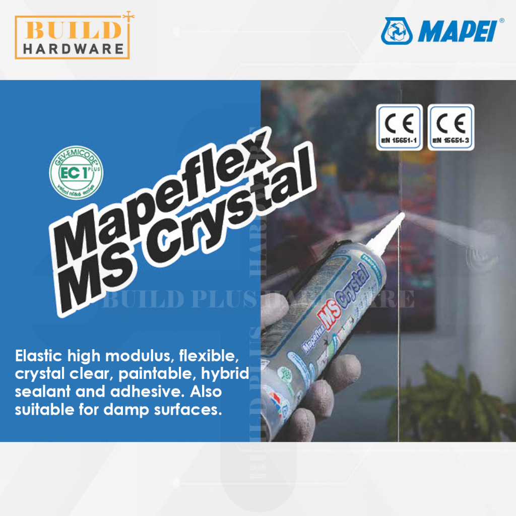 MAPEI Mapeflex MS45 MS Crystal 300ml Grey Clear White Multi Purpose ...
