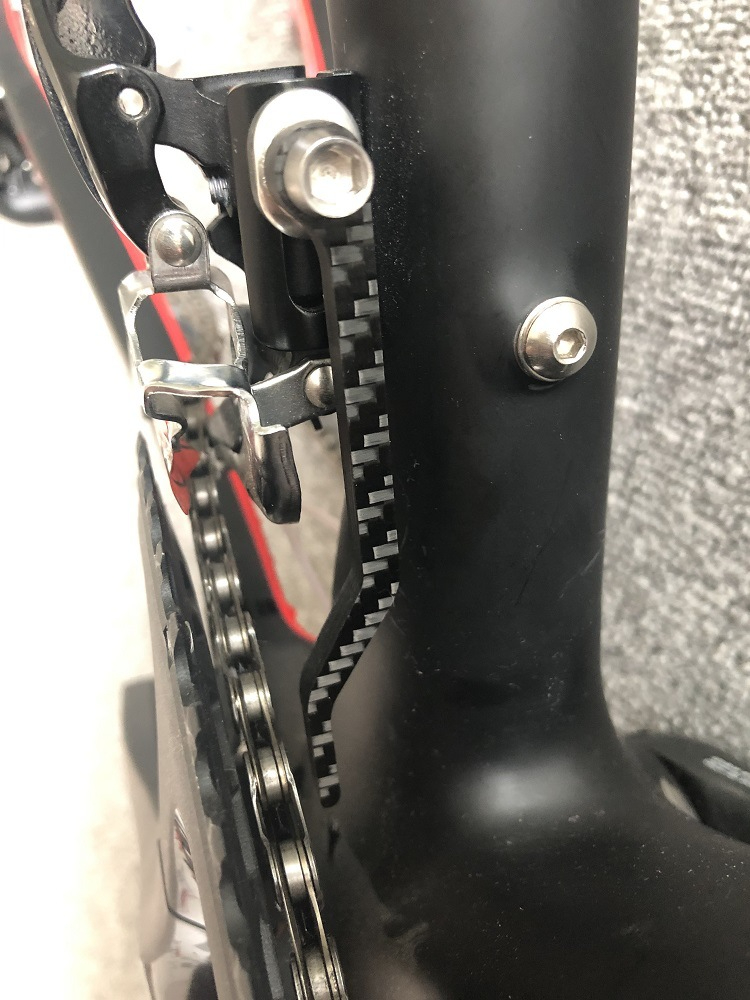 3k Carbon Fiber Chain Catcher With Light weight Screw Guide Front ...