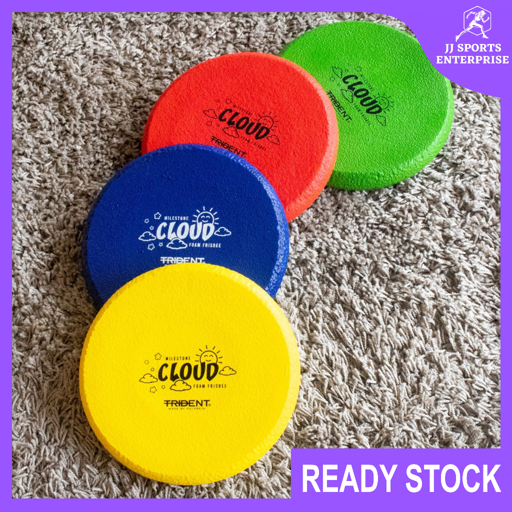 Trident Milestone Cloud Foam Frisbee Flying Disc Flying Saucer Outdoor ...