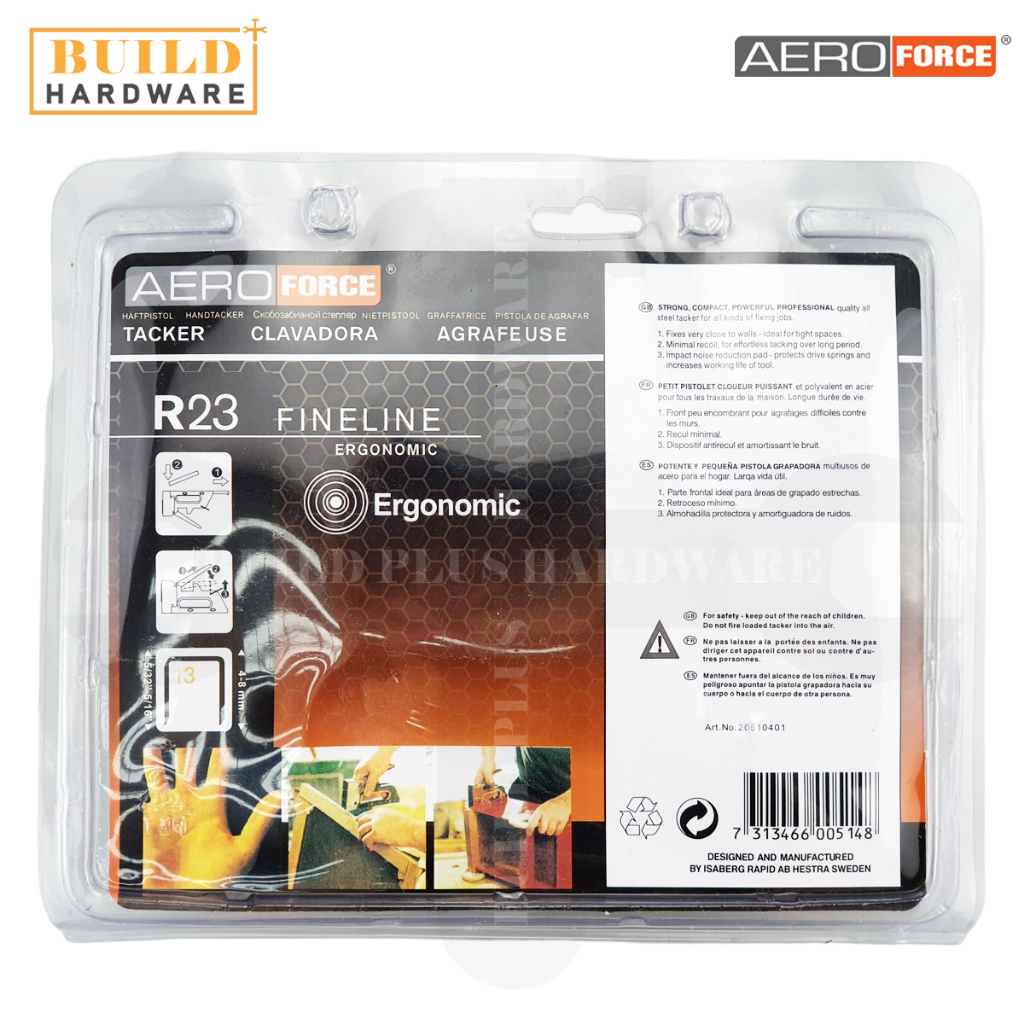 AEROFORCE R23 Staple Nail Tacker Gun 4-8mm 5/32" - 5/16" | ROCKEY 6mm ...