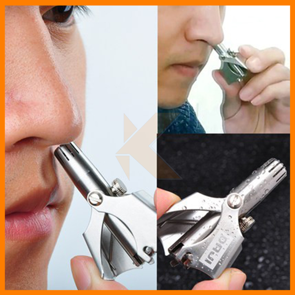 【K-Home】Stainless steel Gunting Bulu Hidung trimmer Rambut Nose Trimmer ...