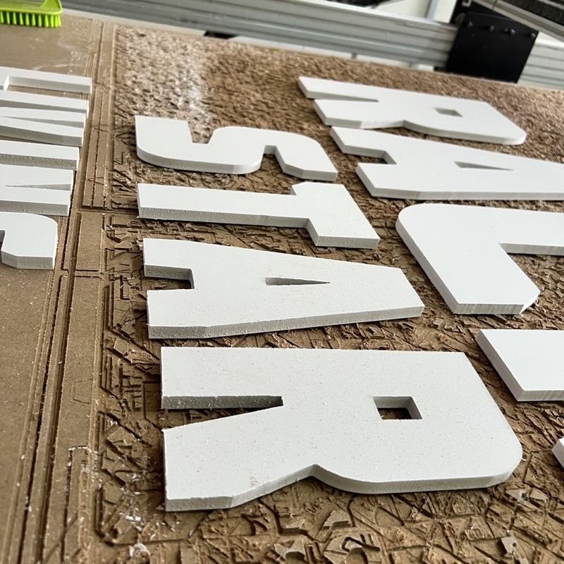 Custom PVC 3D Logo Signage | 3D Lettering (A-P)| PVC Foam Board ...