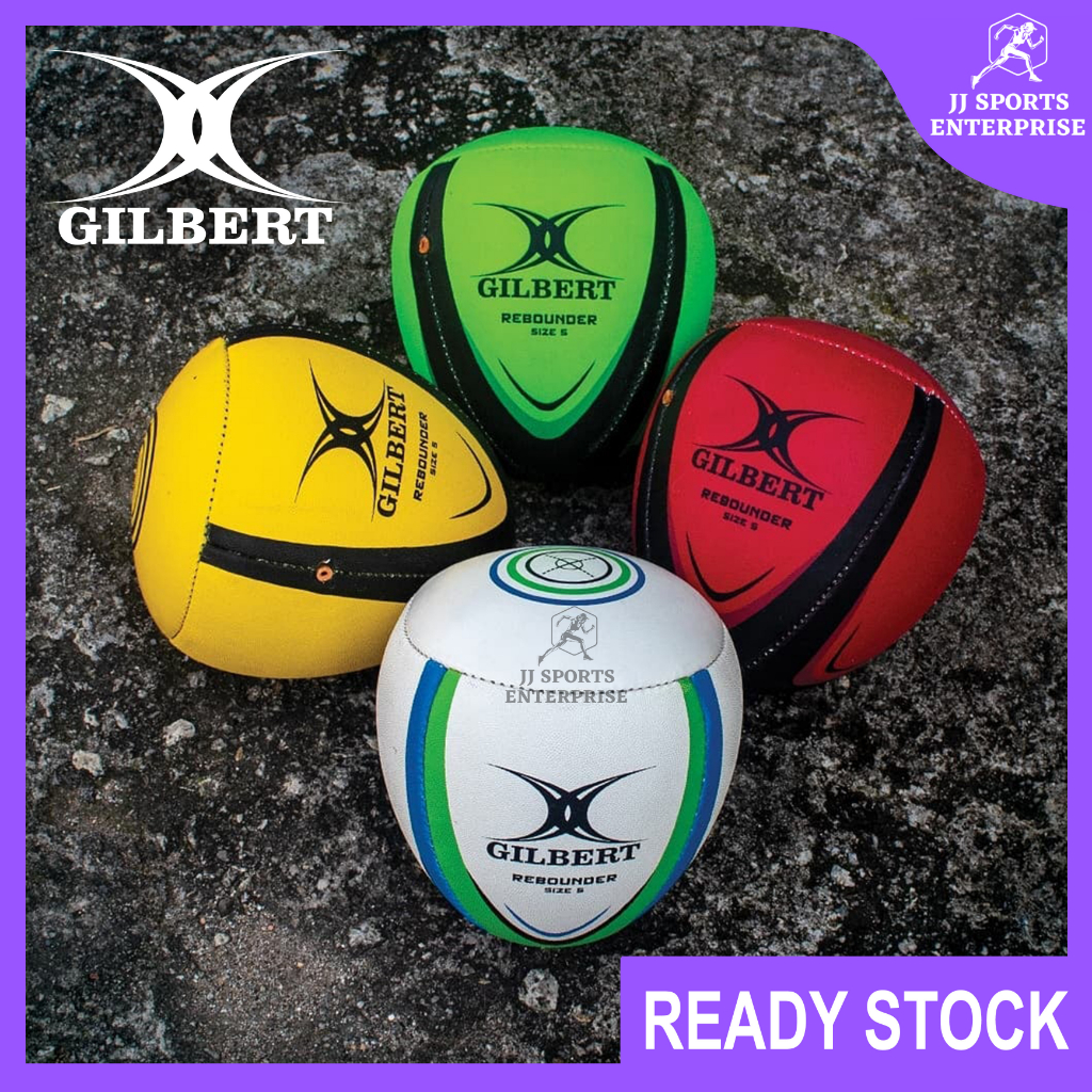 Gilbert Rebounder Match Training Ball Pass Catch Gilbert Rugby Ball ...