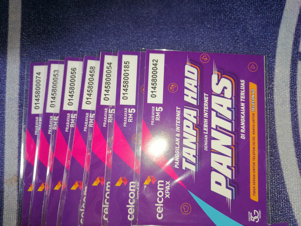 VVIP Digi Celcom Sim Card (Prepaid/Postpaid Lucky Limited Number ...