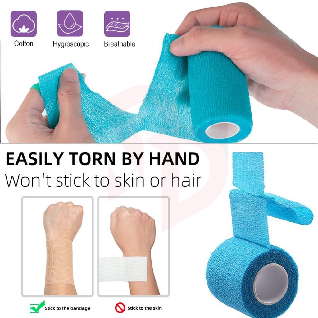 Kinesiology Sport Elastic Tape Physio Strapping Self Adhesive Elastic Bandage First Aid Tape ...