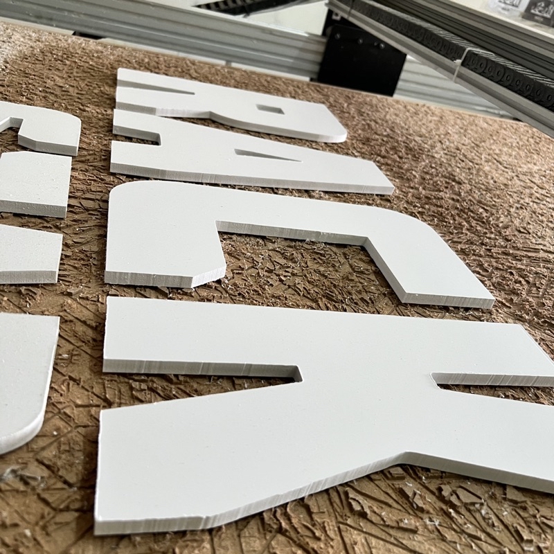 Custom PVC 3D Logo Signage | 3D Lettering (A-P)| PVC Foam Board ...