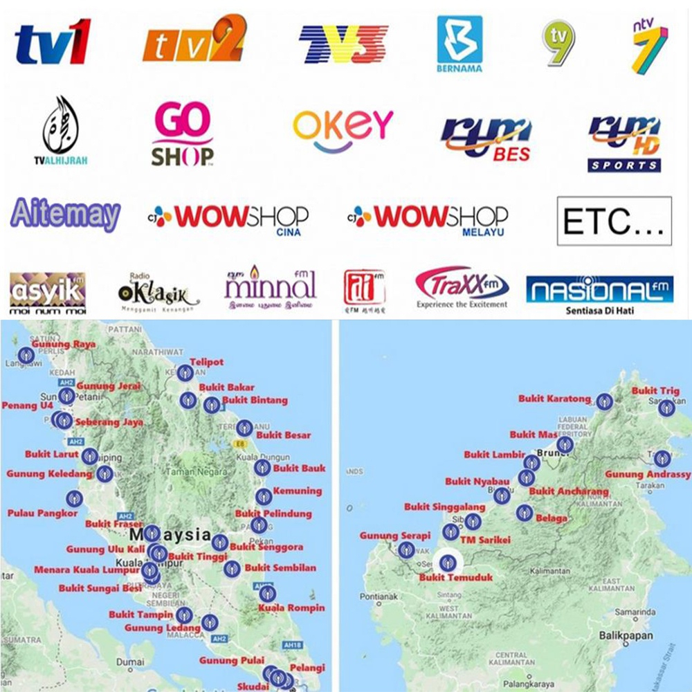 MyTv Antenna New Design Wave myFreeView Indoor Antena MyTv Decoder Full ...
