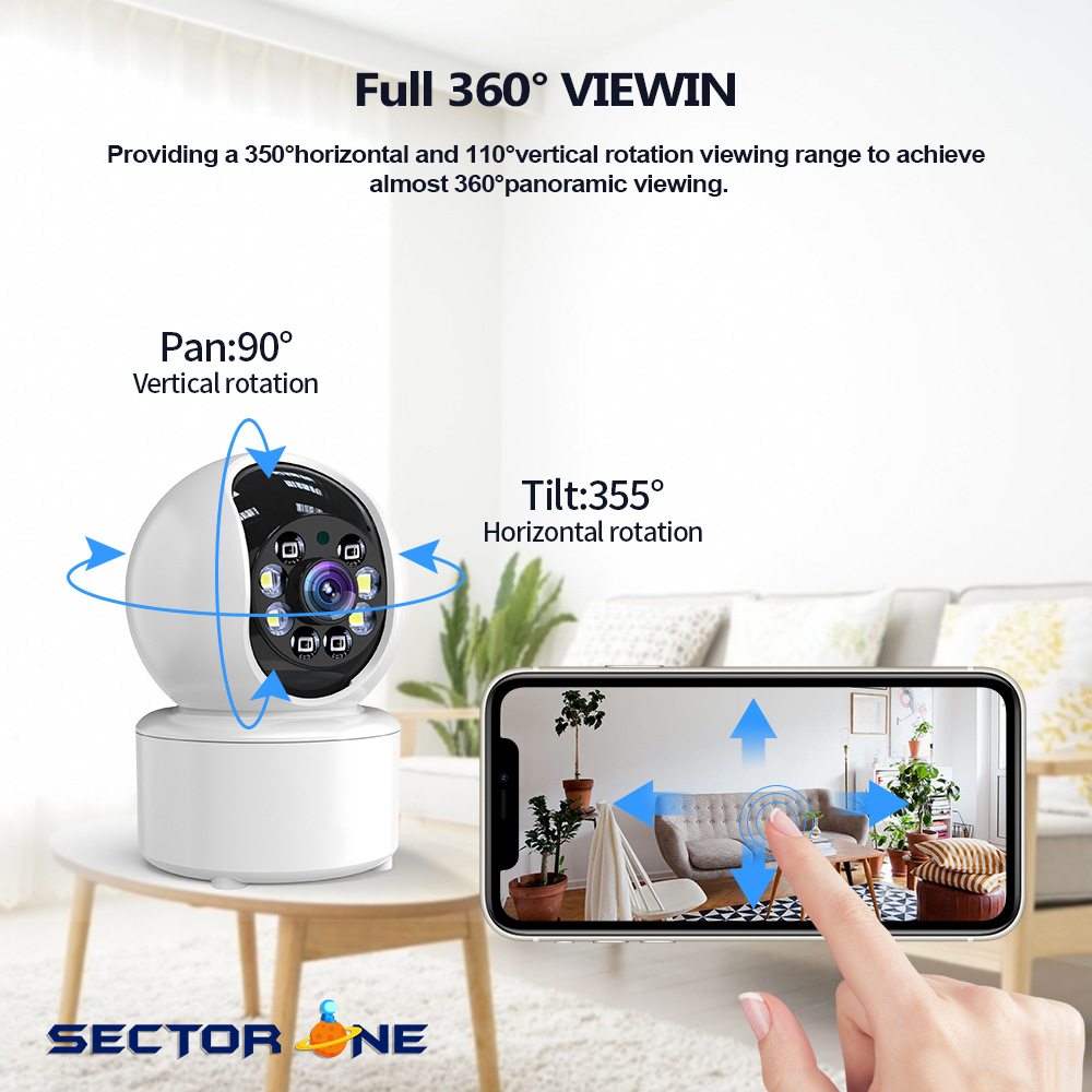[24HR SHIP] IP 360° CCTV WIFI Camera 1080P FHD Home Camera Security ...