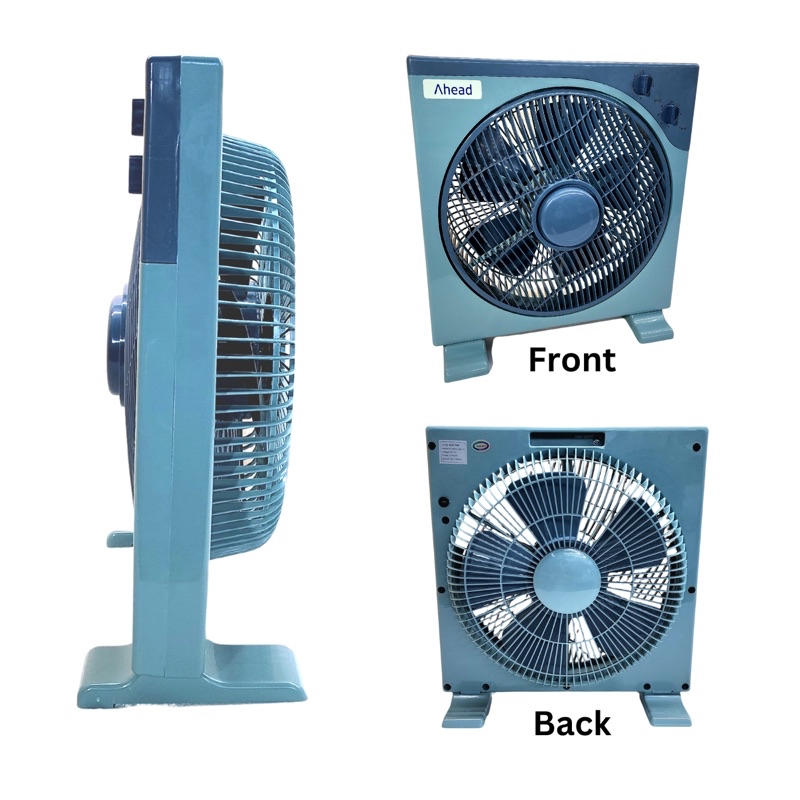 (12V | 12”) Ahead Solar DC Box Fan / Portable Fan / Blackout Fan ...