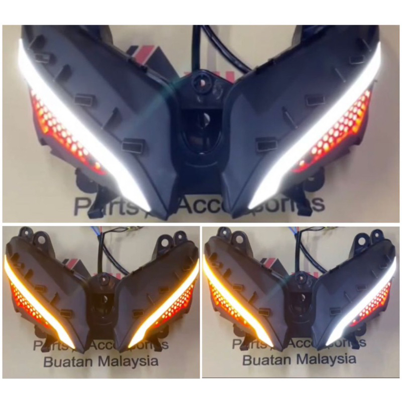 LC135 Fi V8 LCV8 FRONT LED PILOT LIGHT APP DADA SIGNAL LAMP LAMPU MATA ...