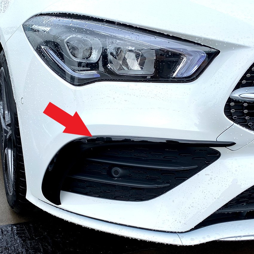 Mercedes W118 Canard CLA250 CLA300 CLA35 CLA45 ABS front bumper ...