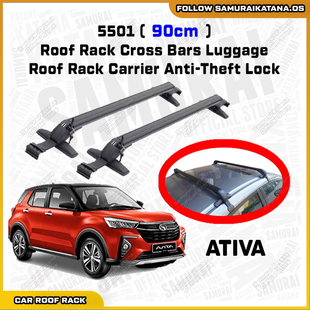 🗄️ For Perodua Ativa Portable Car Roof Rack Cargo Roof Carrier Luggage ...