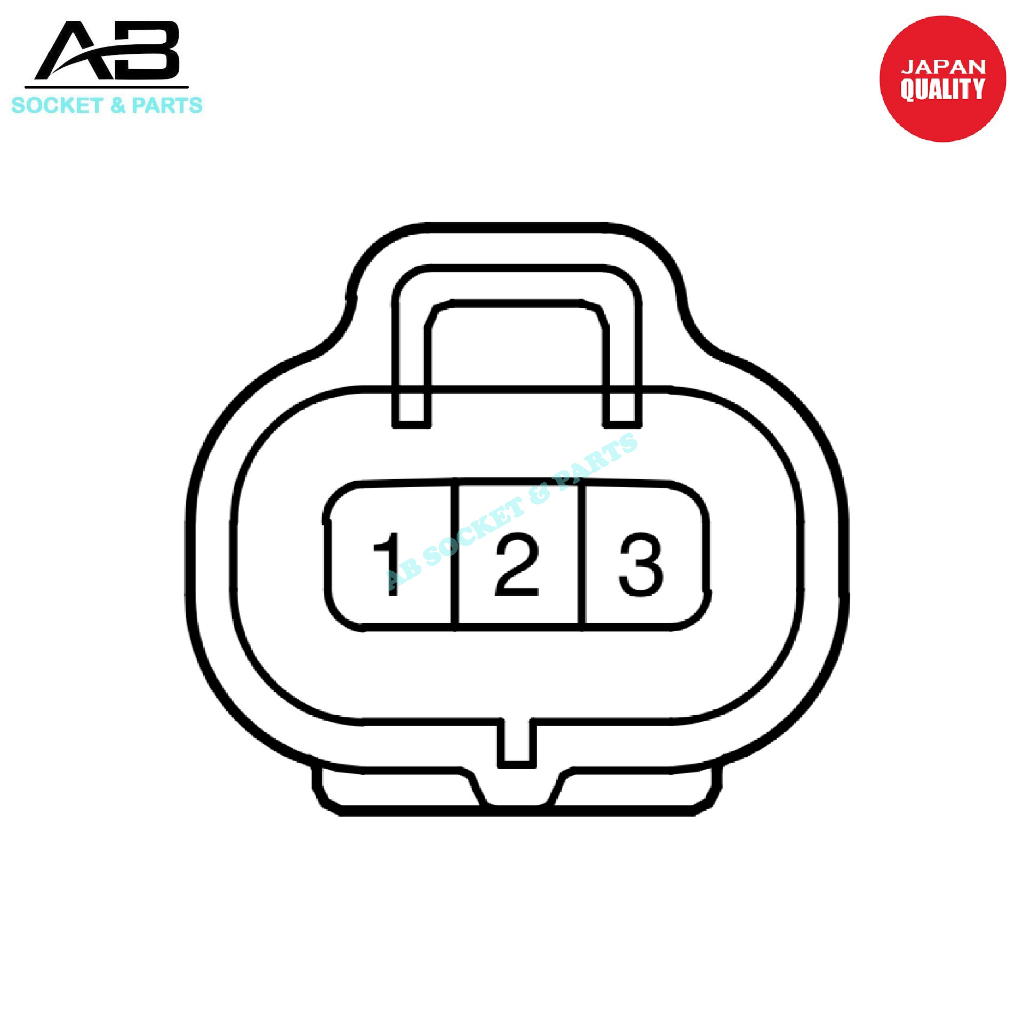 3 Pin Toyota Hilux Kun25 Kun26 2kd Map And Fuel Rail Sensor Socket Connector Shopee Malaysia