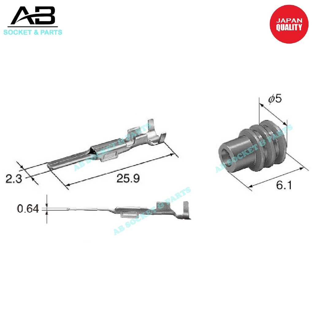 3 Pin Toyota Hilux KUN25 KUN26 2KD MAP & Fuel Rail Sensor Socket ...