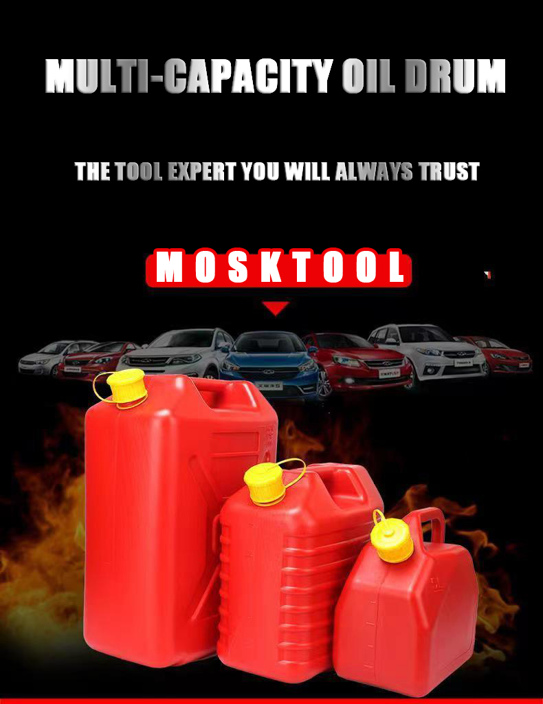 5L， 10L， 20L Gasoline Tank Jerry Can petrol HDPE reserve fuel tank Oil Tank MotorcycleTong ...