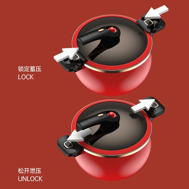 7L Multifunction Micro Pressure Pot Premium Enamel Pot Soup Pot ...