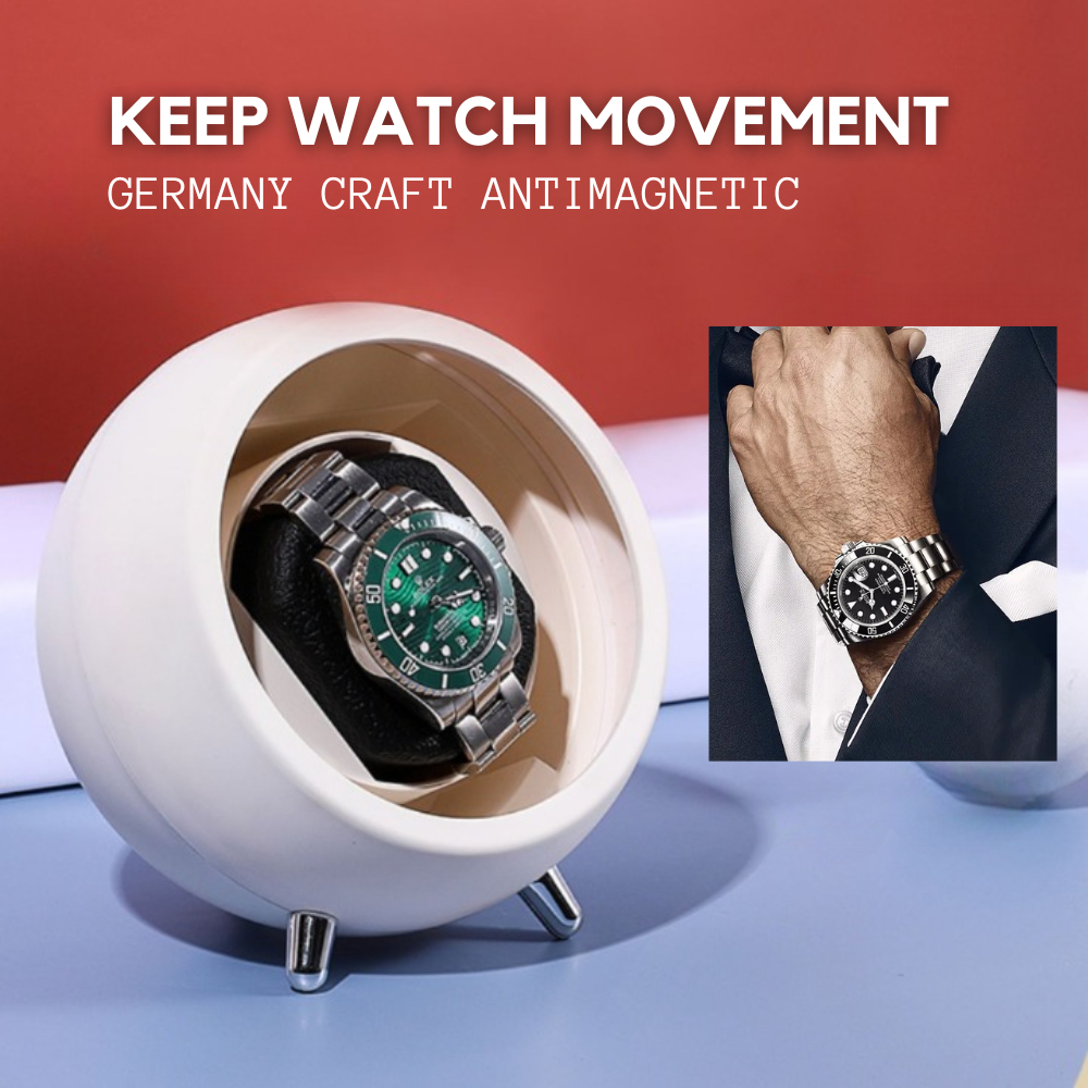 Watch Shaker Automatic Rotating Watch Winder 2 Way Power (USB/Battery ...