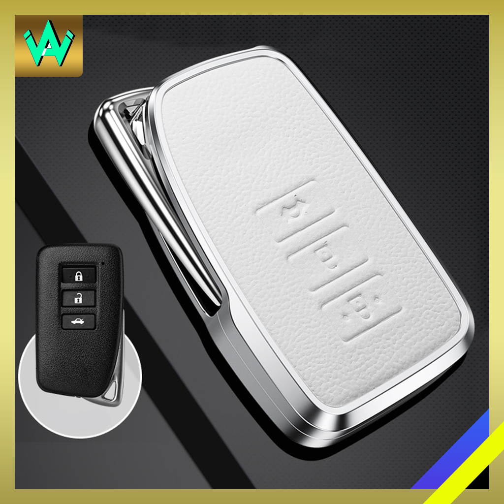 Lexus Key Cover RX300 NX200T ES250 Aluminium Alloy Genuine Leather Cow ...