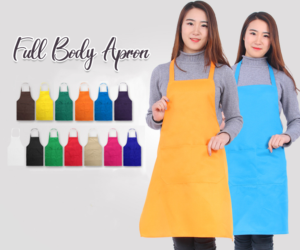 MIKAZE - CHICKY Hang Neck Apron Overall Apron Murah Apron Dapur Kitchen ...