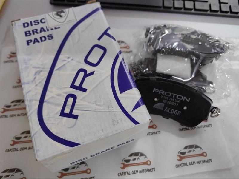 PROTON FRONT BRAKE PADS SAGA VVT 2019>2023 IRIZ PERSONA VVT PW990525 ...