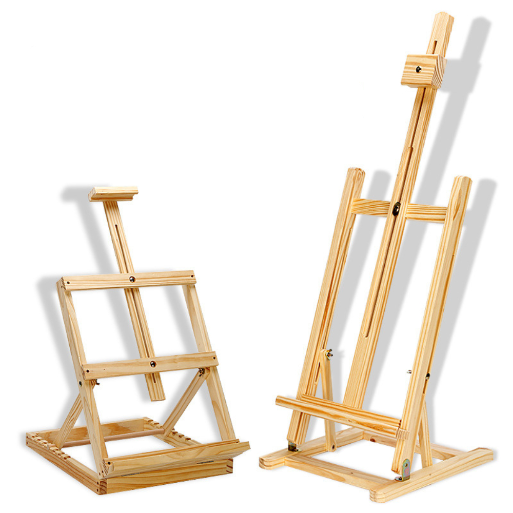 High Quality Pine Wood Tabletop Adjustable Easel wooden Painting ...